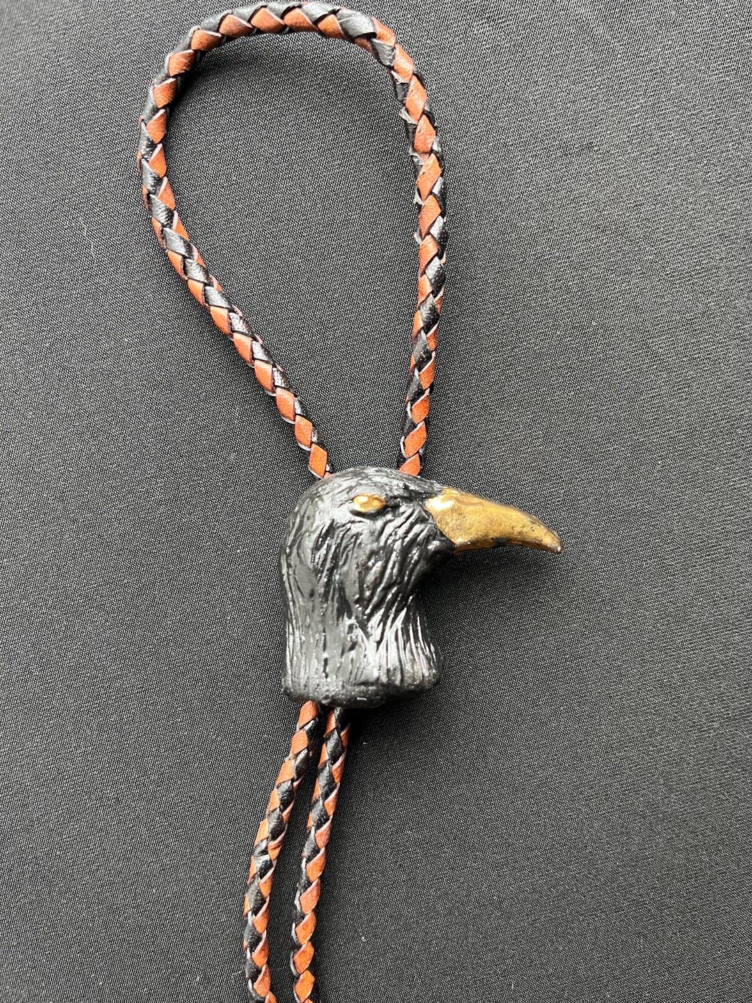 Crow Head Bolo Tie Western Country Mens Bolo Tie Vintage Cowboy Necktie ...