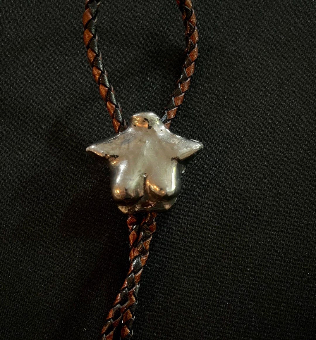 Boobies Bust Bolo Tie Country Mens Women's Necklace Bolo Tie Cowboy ...