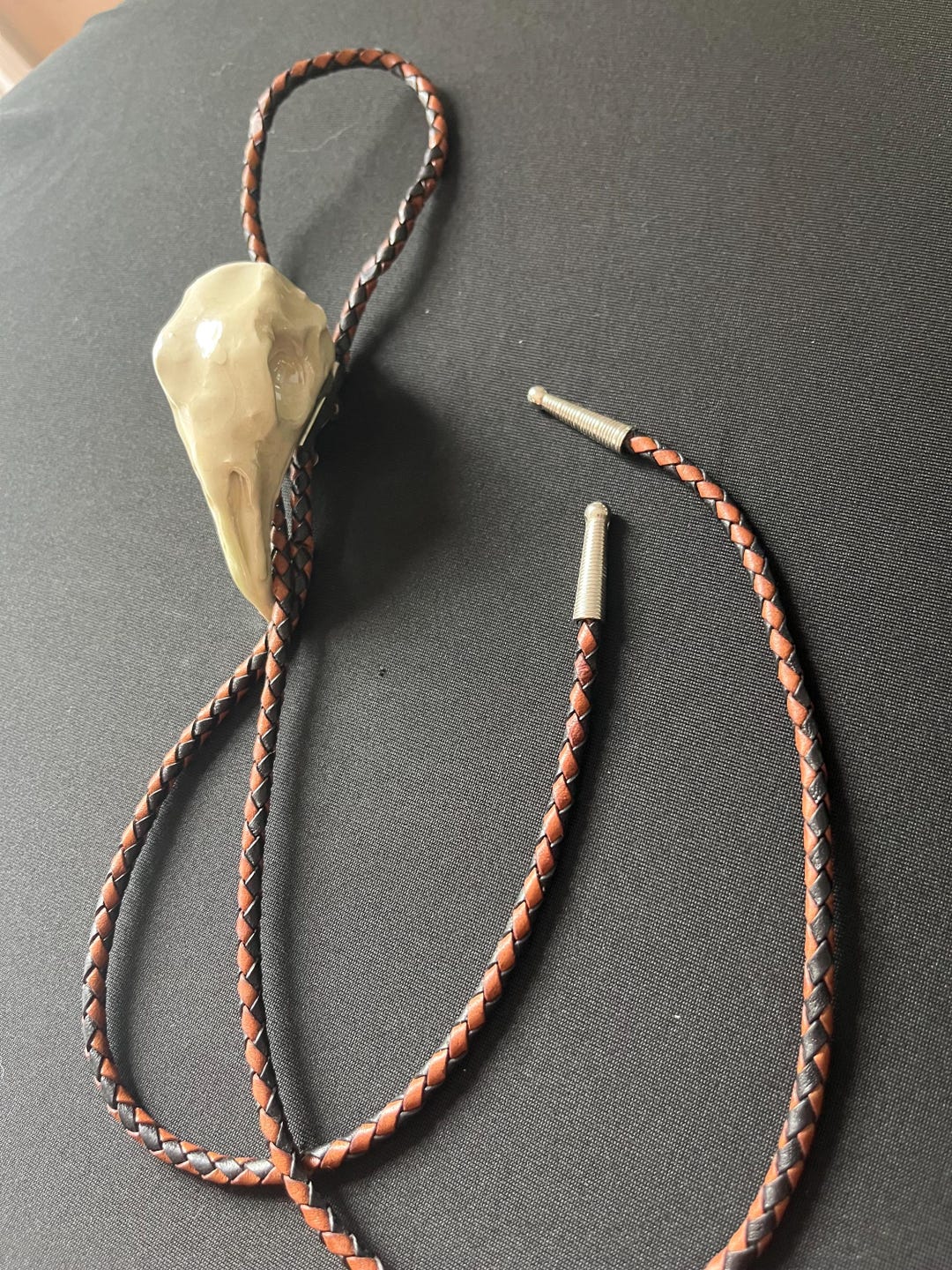 Bird Skull Bolo Tie Crow Country Mens Bolo Tie Vintage Cowboy Necktie ...