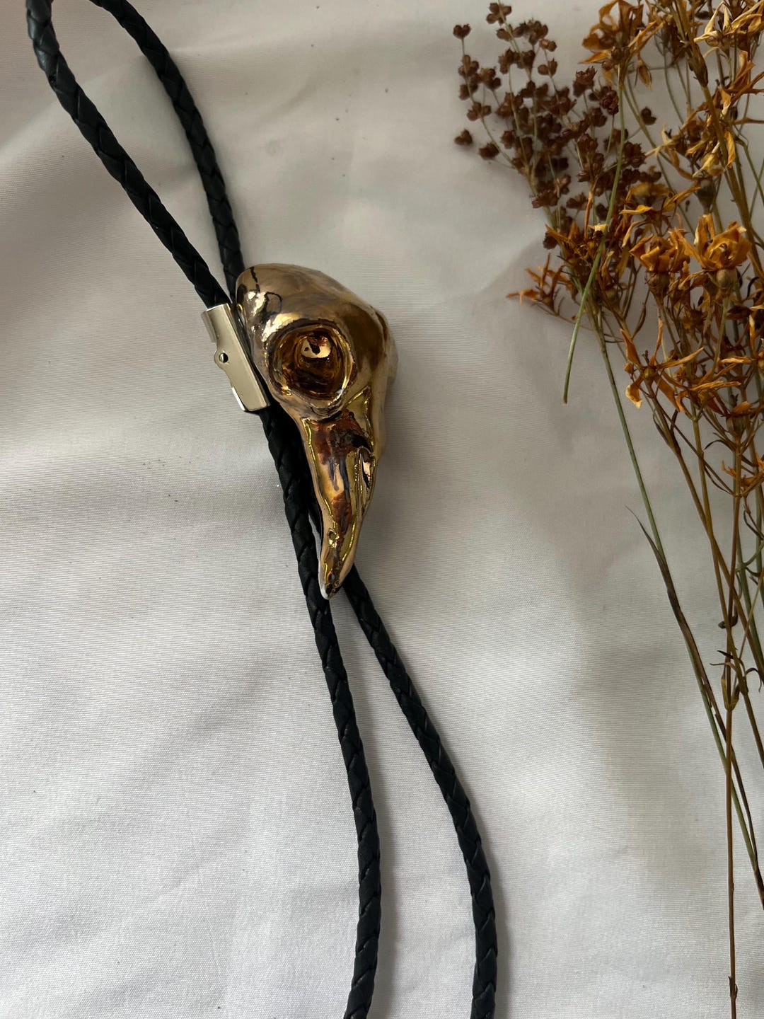 Bird Skull Bolo Tie Crow Country Mens Womens Bolo Tie Vintage Cowboy ...