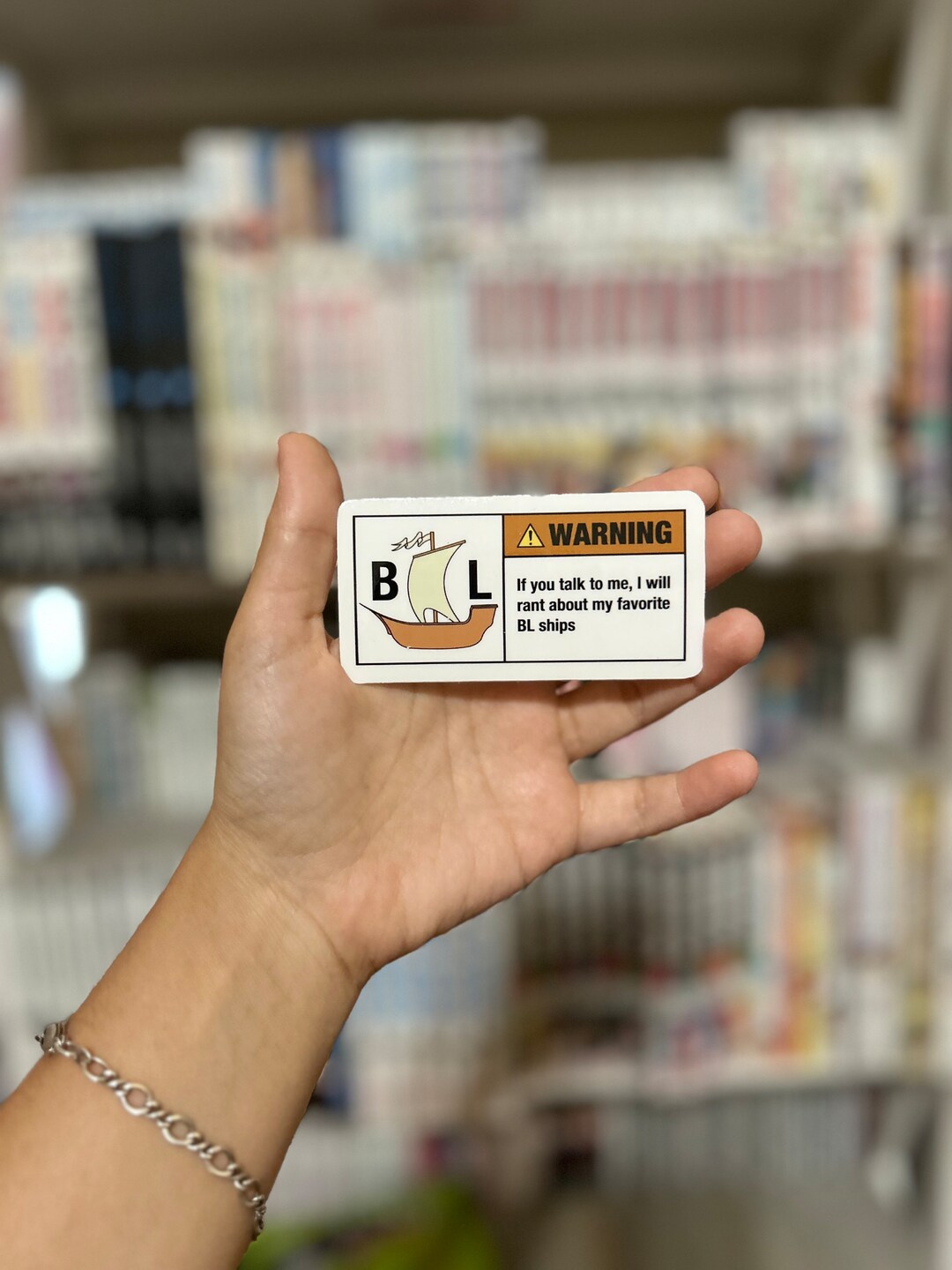 BL Ships Warning Stickers - Etsy