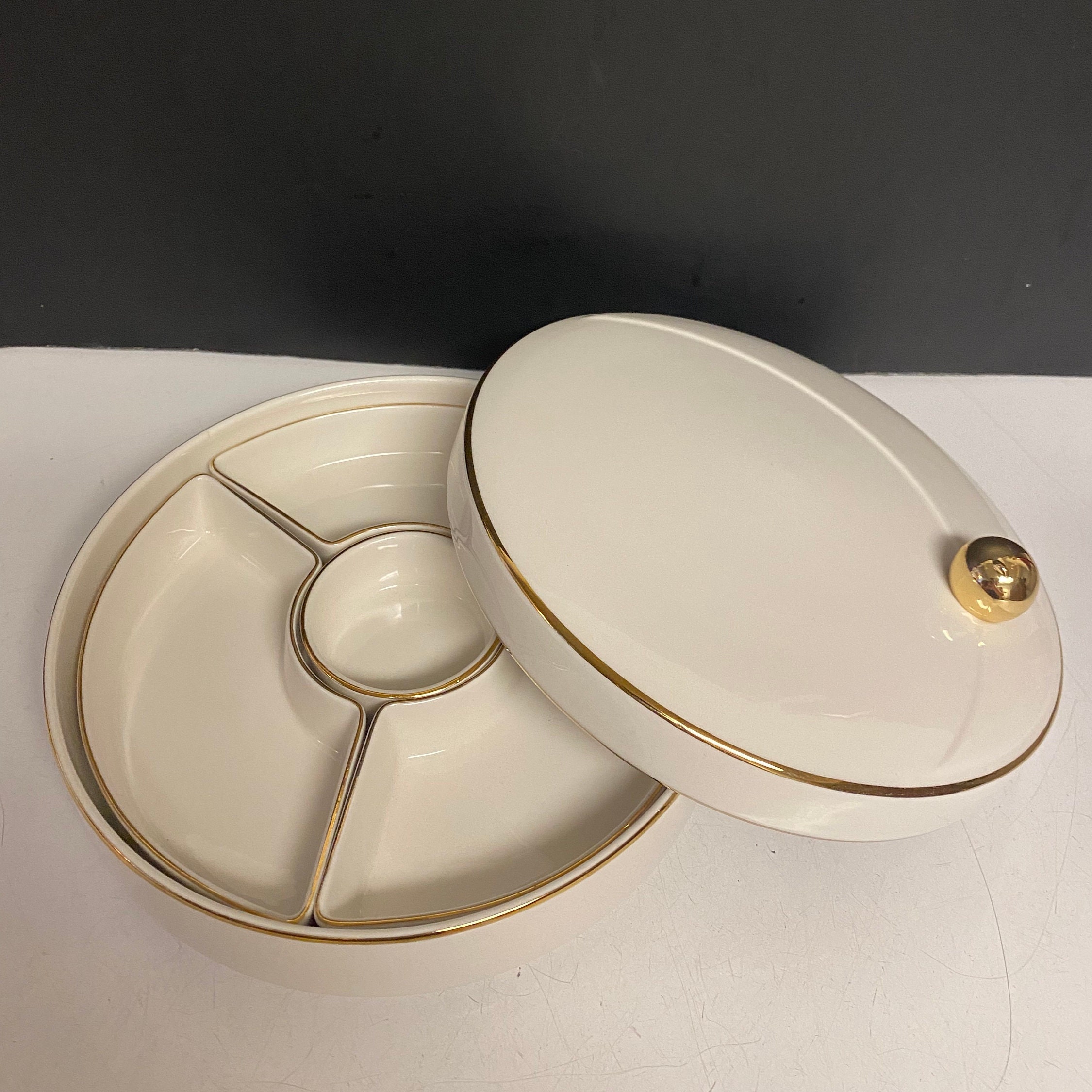 Sectional Plate With Lid - Etsy