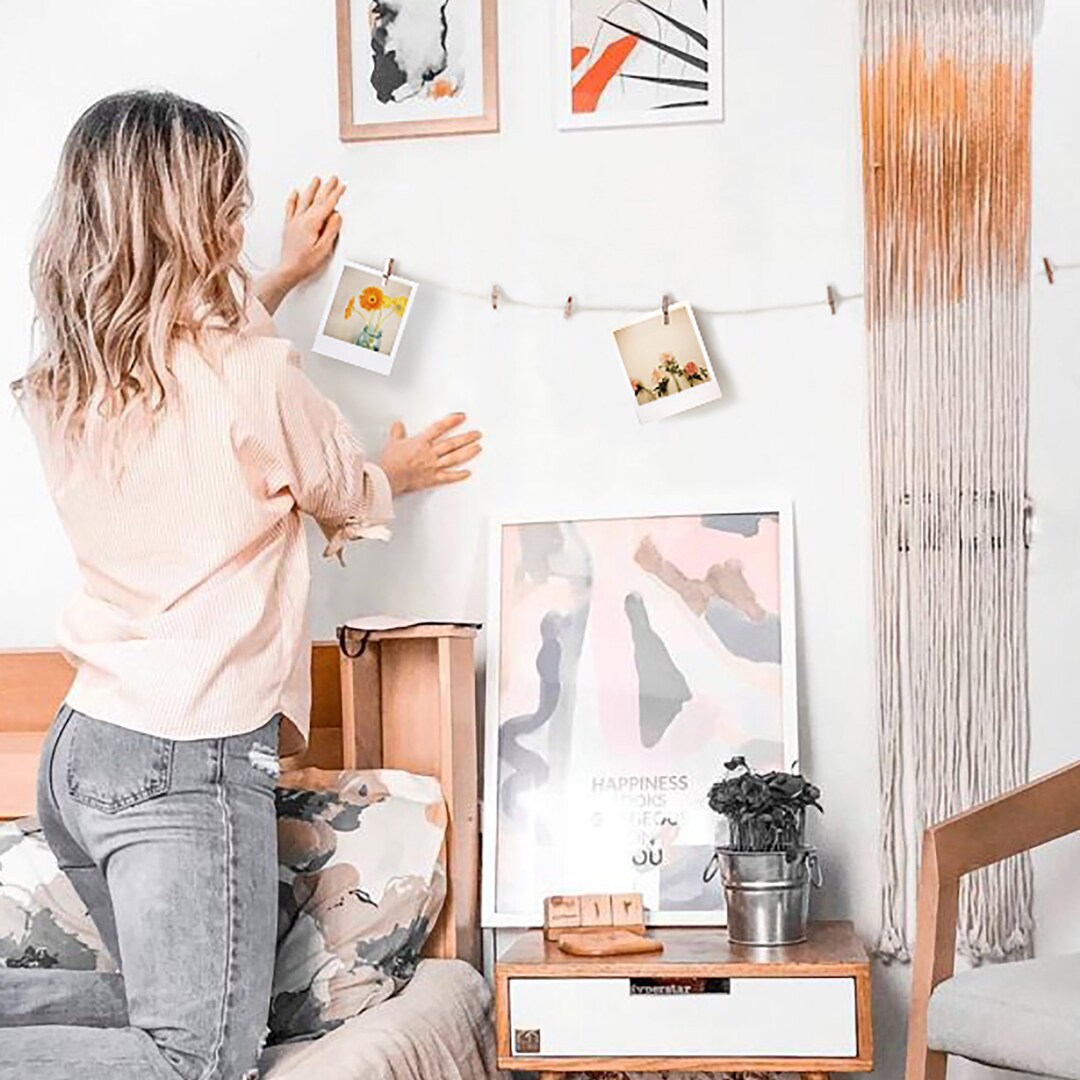 36 LED Rose Gold OR Dotted Pink Battery Operated Photo Clip - Etsy