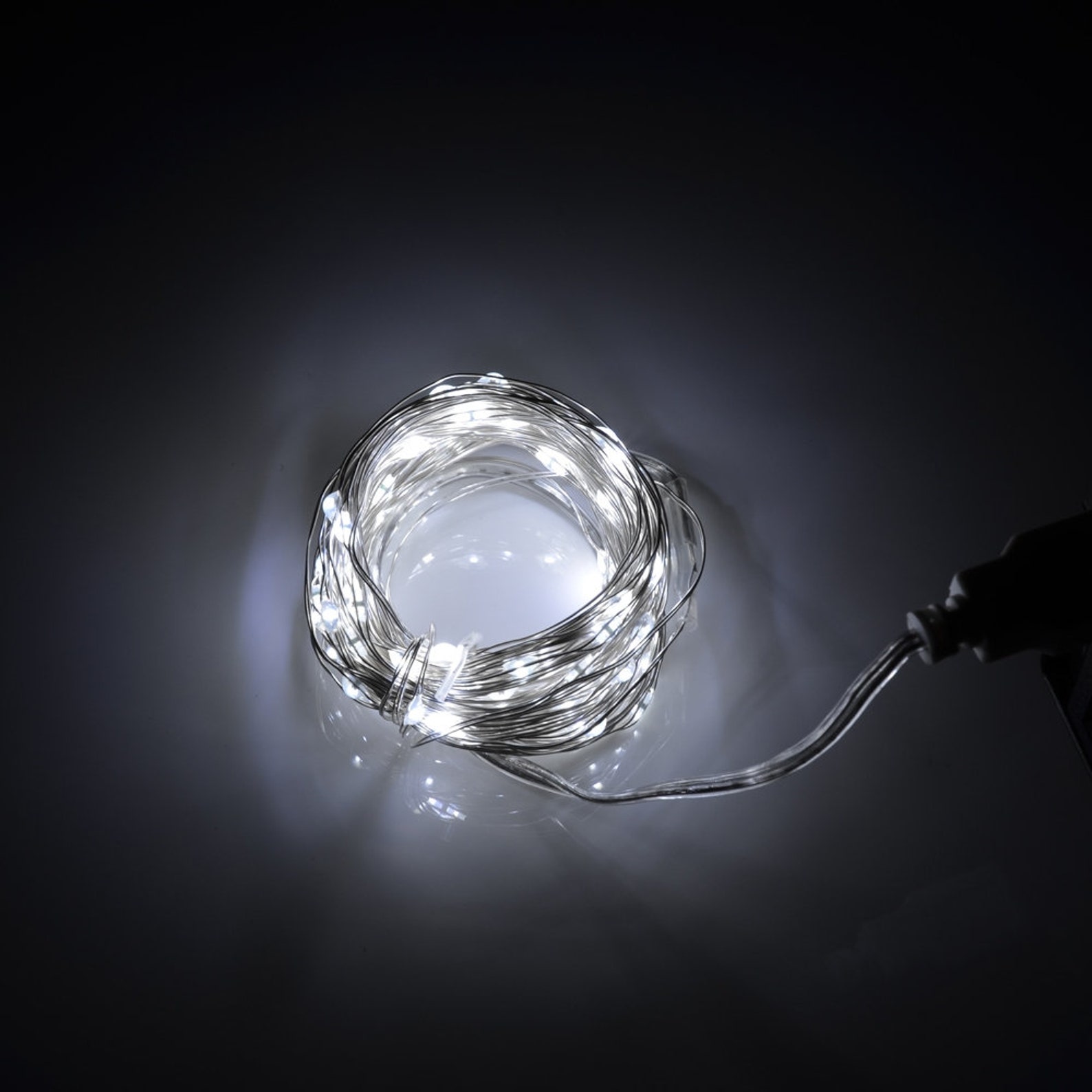 100 LED Fairy String Light Copper Lights USB Powered - Etsy