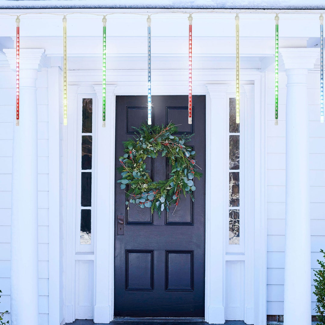 50cm LED Meteor Shower Lights, Meteor Rainfall Lights, Outdoor, Holiday ...