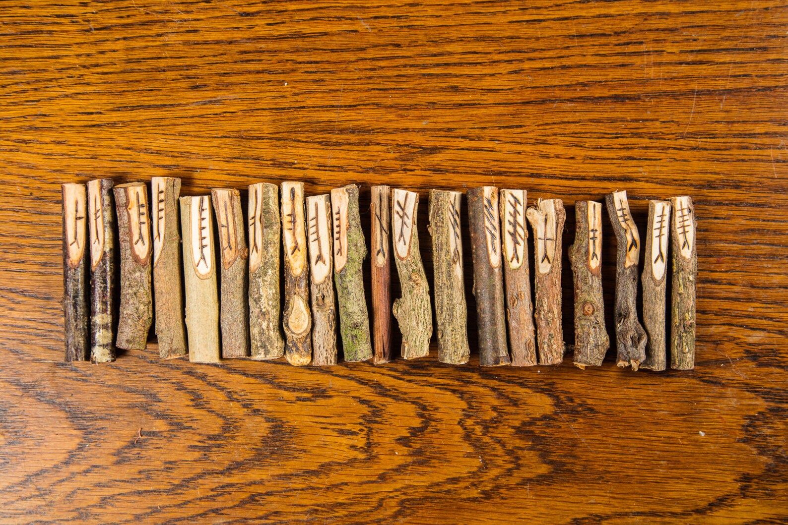 Celtic Tree Ogham Sticks - Etsy