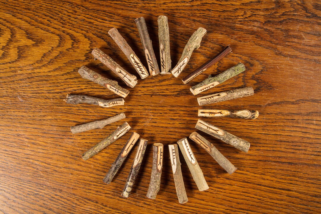 Celtic Tree Ogham Sticks - Etsy UK