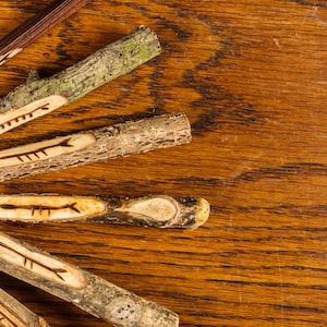 Celtic Tree Ogham Sticks - Etsy