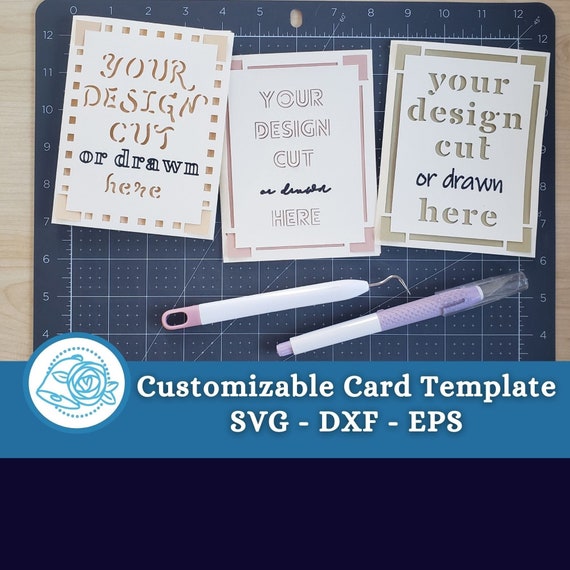 Cricut Joy Easy Cut Card Template Make Your Own Greeting | Etsy