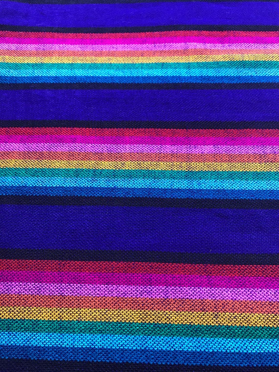 Tejido Mexicano medio yarda azul / Tela tradicional mexicana | Etsy España