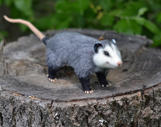 Needle Felted Possum MADE TO ORDER Realistic Animal Toy, Animal Lover ...