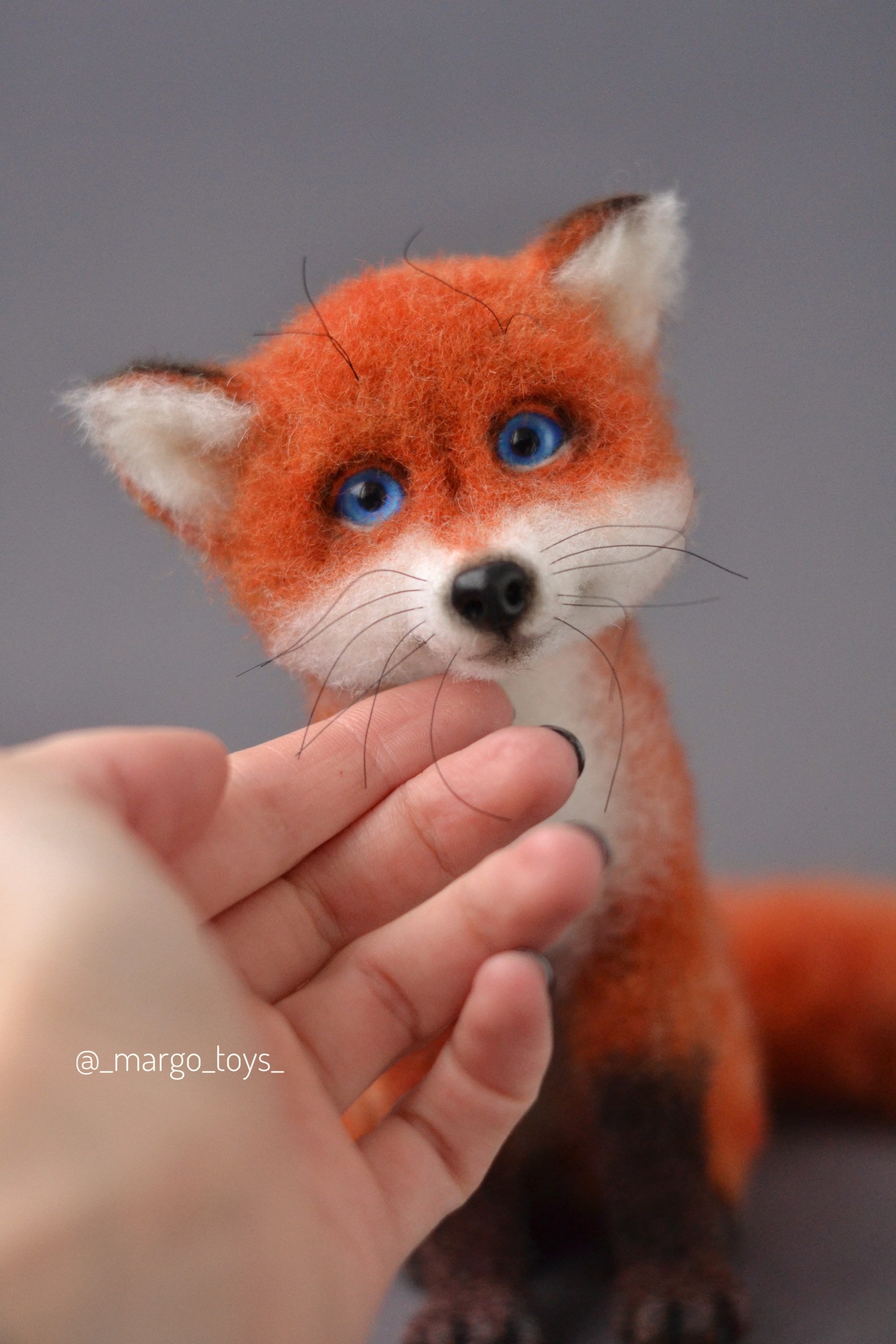 Fox Felted MADE TO ORDER Needle Felted Fox Toy Gift Felt - Etsy