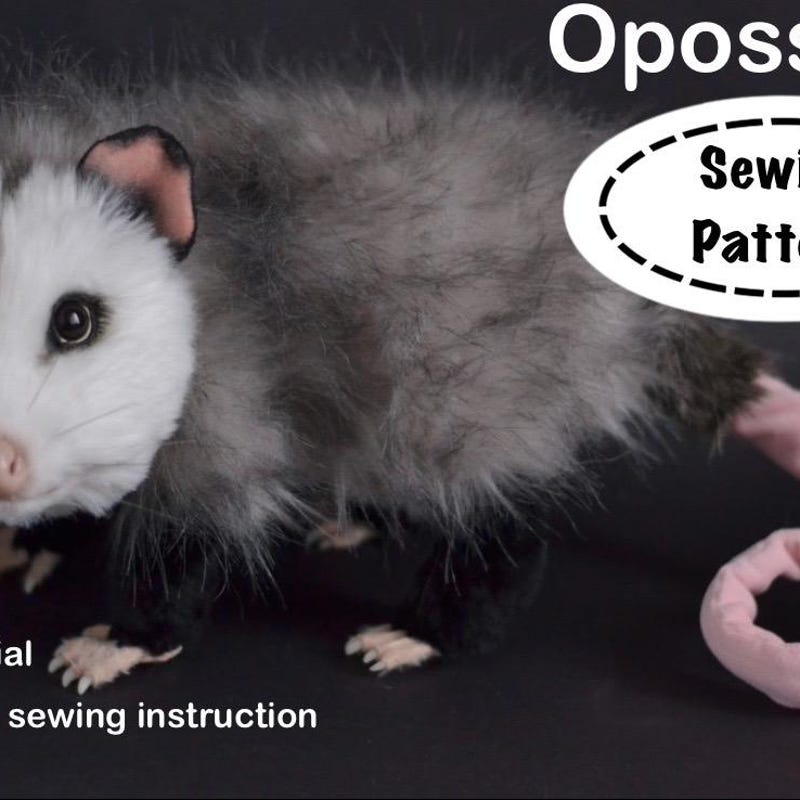 Possum Stuffed Animal - Etsy