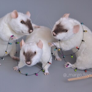 Dumbo Rat in Realistic Style, MADE TO ORDER, Animal Art Doll, Stuffed ...