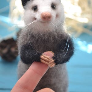 Needle Felted Possum MADE TO ORDER Felt Animals Felted Mouse Felting ...