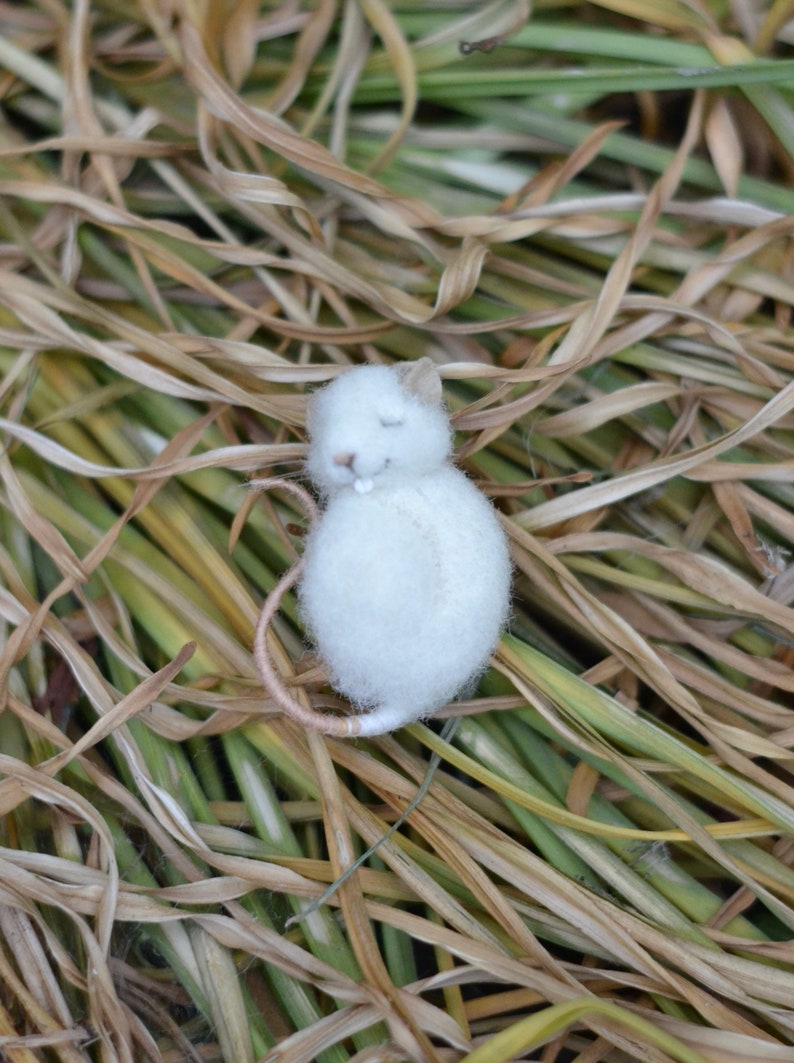 Needle Felted Sleeping Mouse MADE TO ORDER Cute Tiny Napping - Etsy