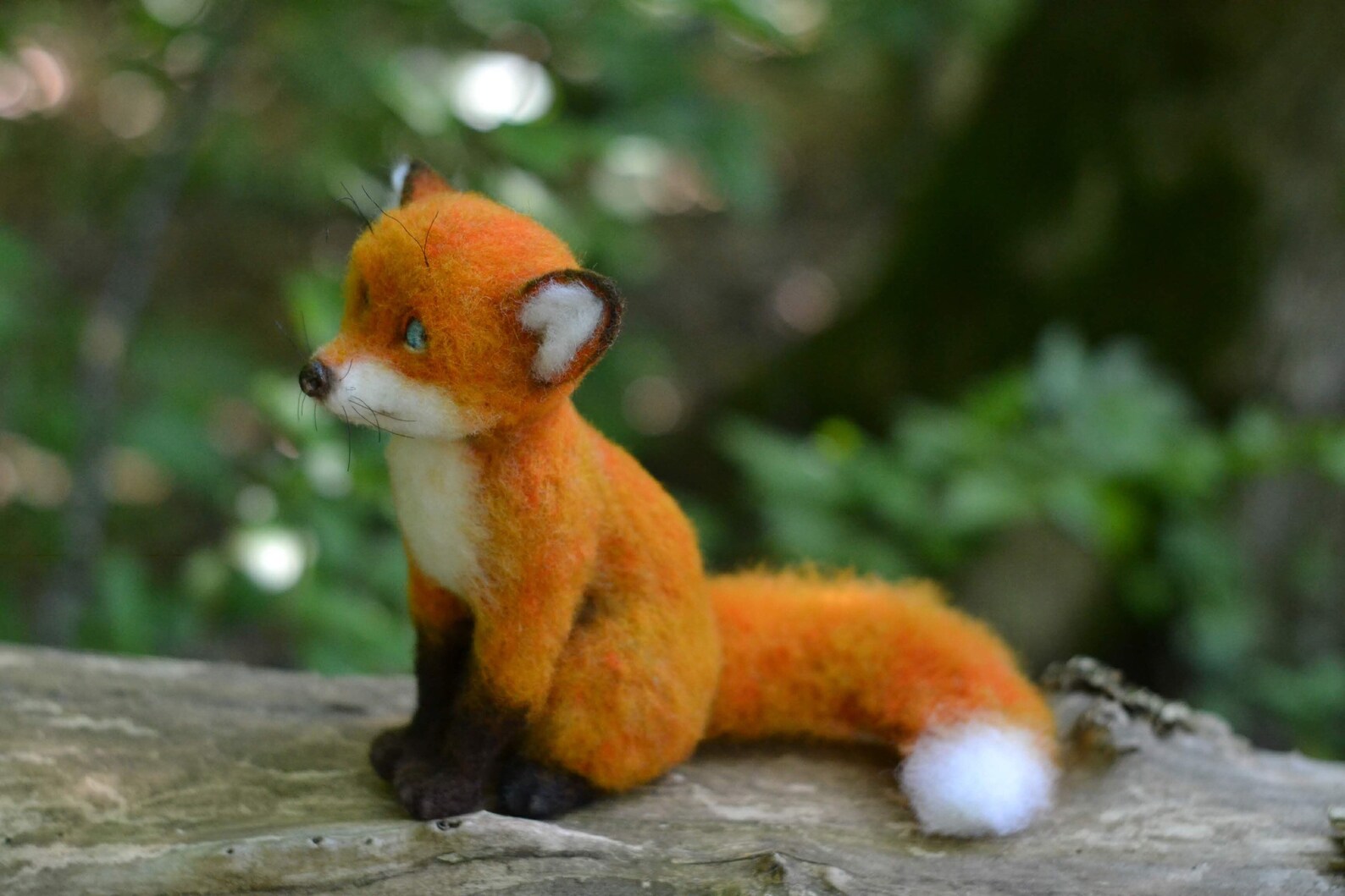Fox Felted MADE TO ORDER Needle Felted Fox Toy Gift Felt - Etsy