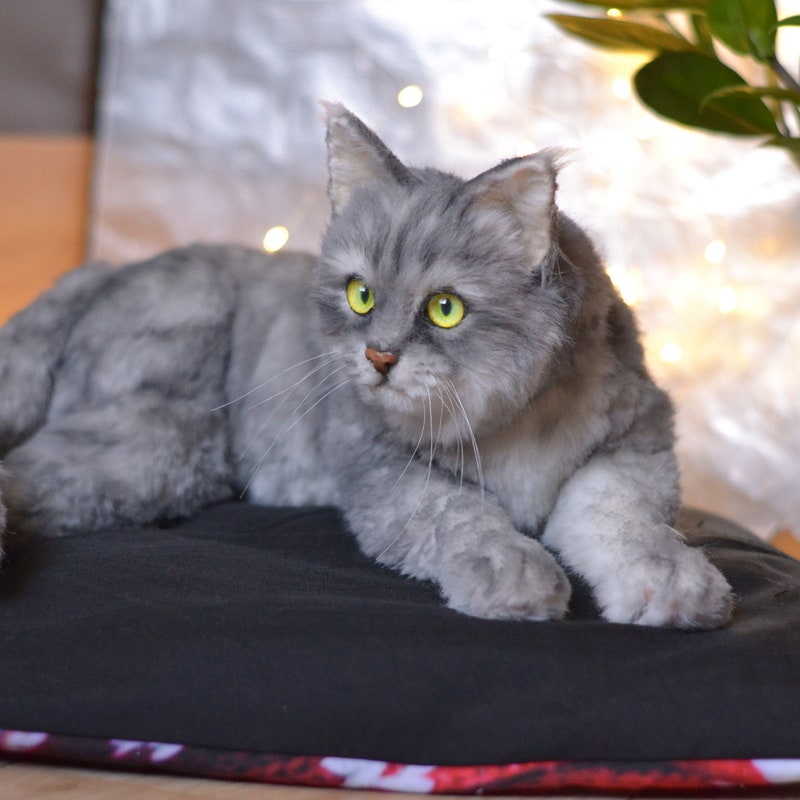 Realistic Stuffed Cat - Etsy