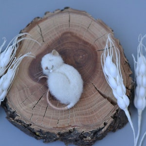 Needle Felted Sleeping Mouse MADE TO ORDER Cute Tiny Napping - Etsy
