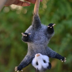 Needle Felted Realistic Possum MADE TO ORDER Felt Animals Felting ...