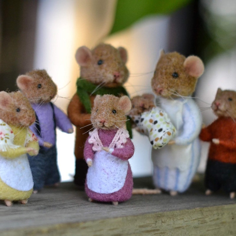 Mouse Family - Etsy