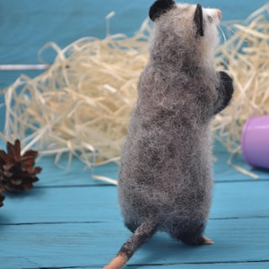 Needle Felted Possum MADE TO ORDER Felt Animals Felted Mouse Felting ...