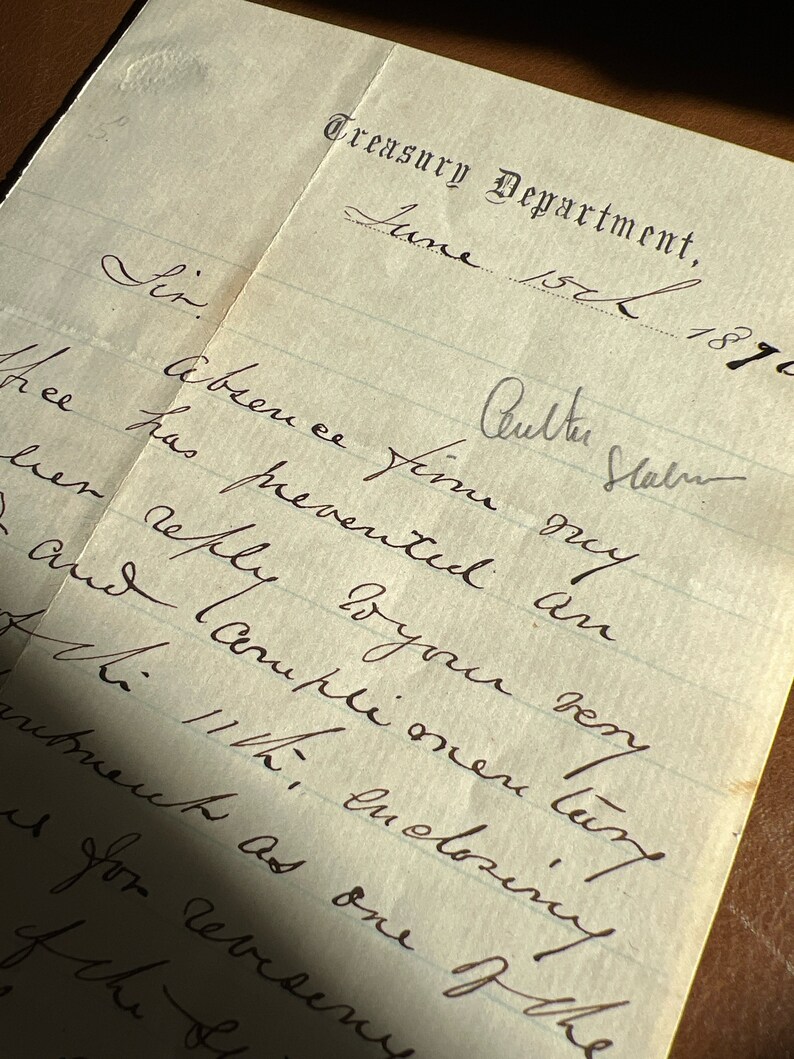 1870 Handwritten/signed Letter From Economist David A Wells to New York ...