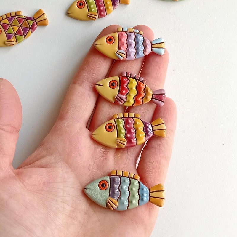 Ceramic Brooch - Etsy
