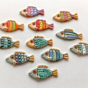 Small Fish Handmade Ceramic Brooch - Etsy