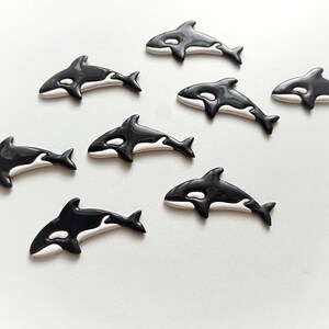 Orca Killer Whale Handmade Ceramic Brooch - Etsy