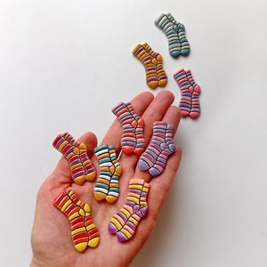 Sock Handmade Ceramic Brooch - Etsy