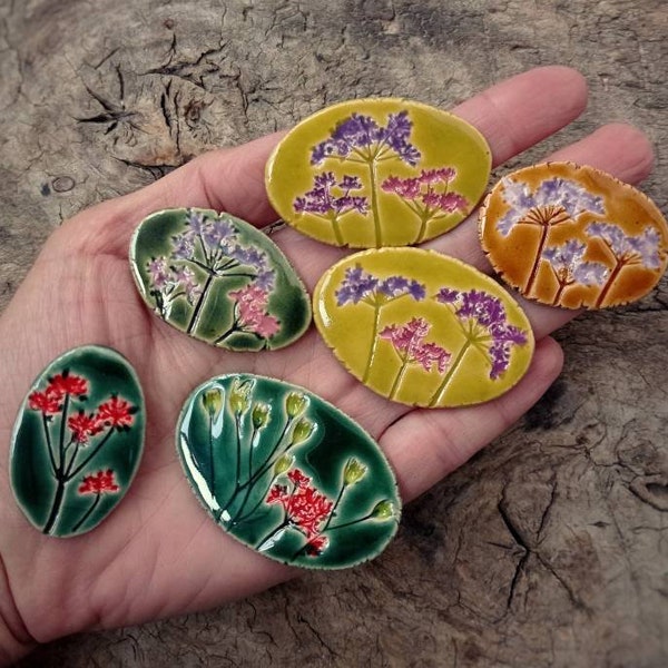 Ceramic Brooch - Etsy