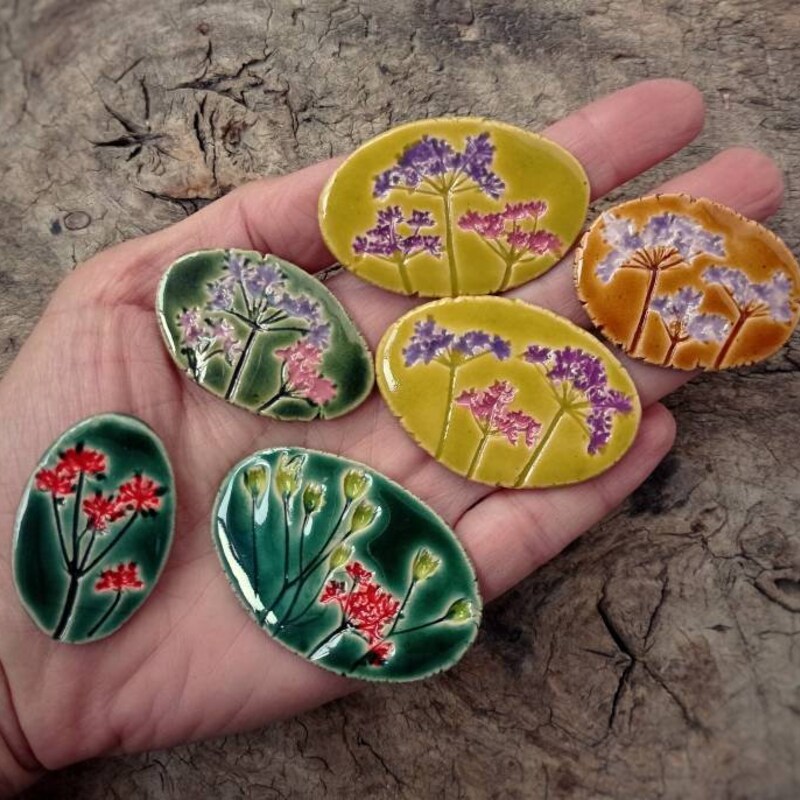Ceramic Brooch - Etsy