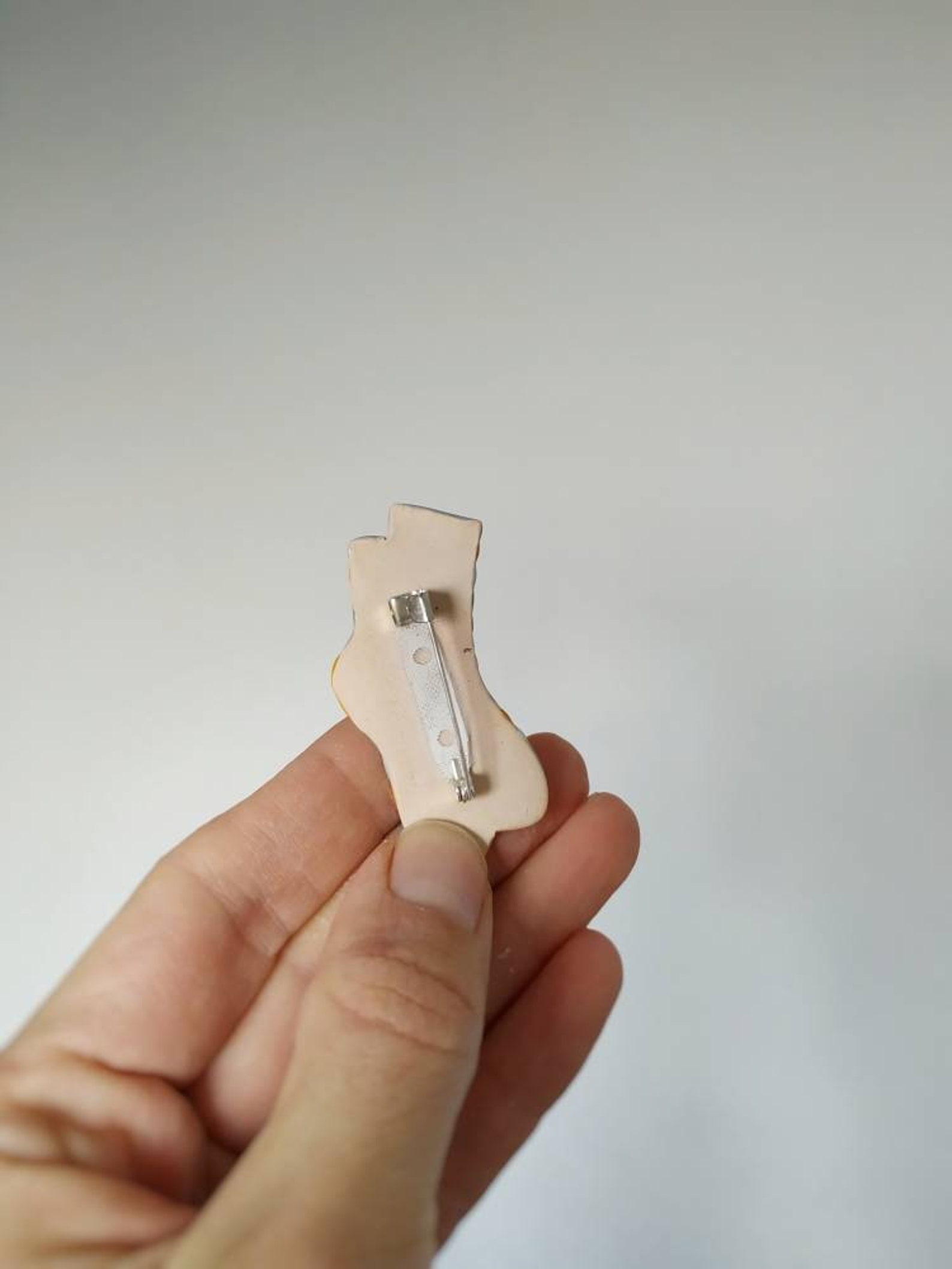 Sock Handmade Ceramic Brooch - Etsy