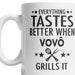 Funny Vovo Mug Vovo Barbecue Mug Vovo Father's Day Gift Cute Vovo Gift ...