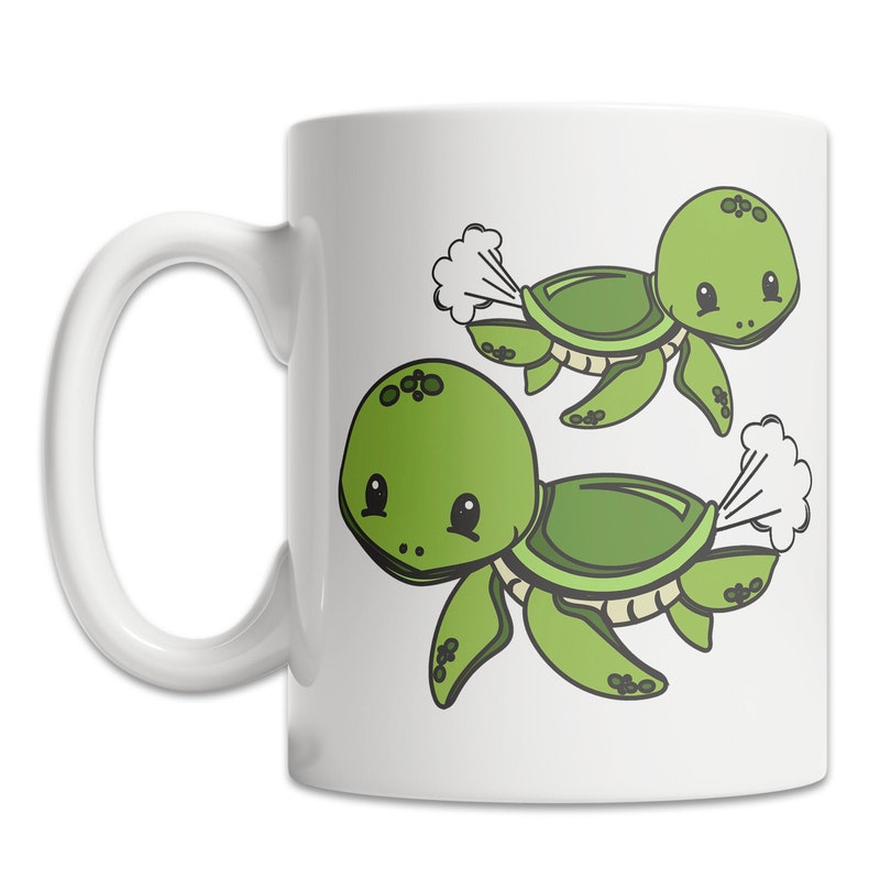 Turtle Mug - Etsy