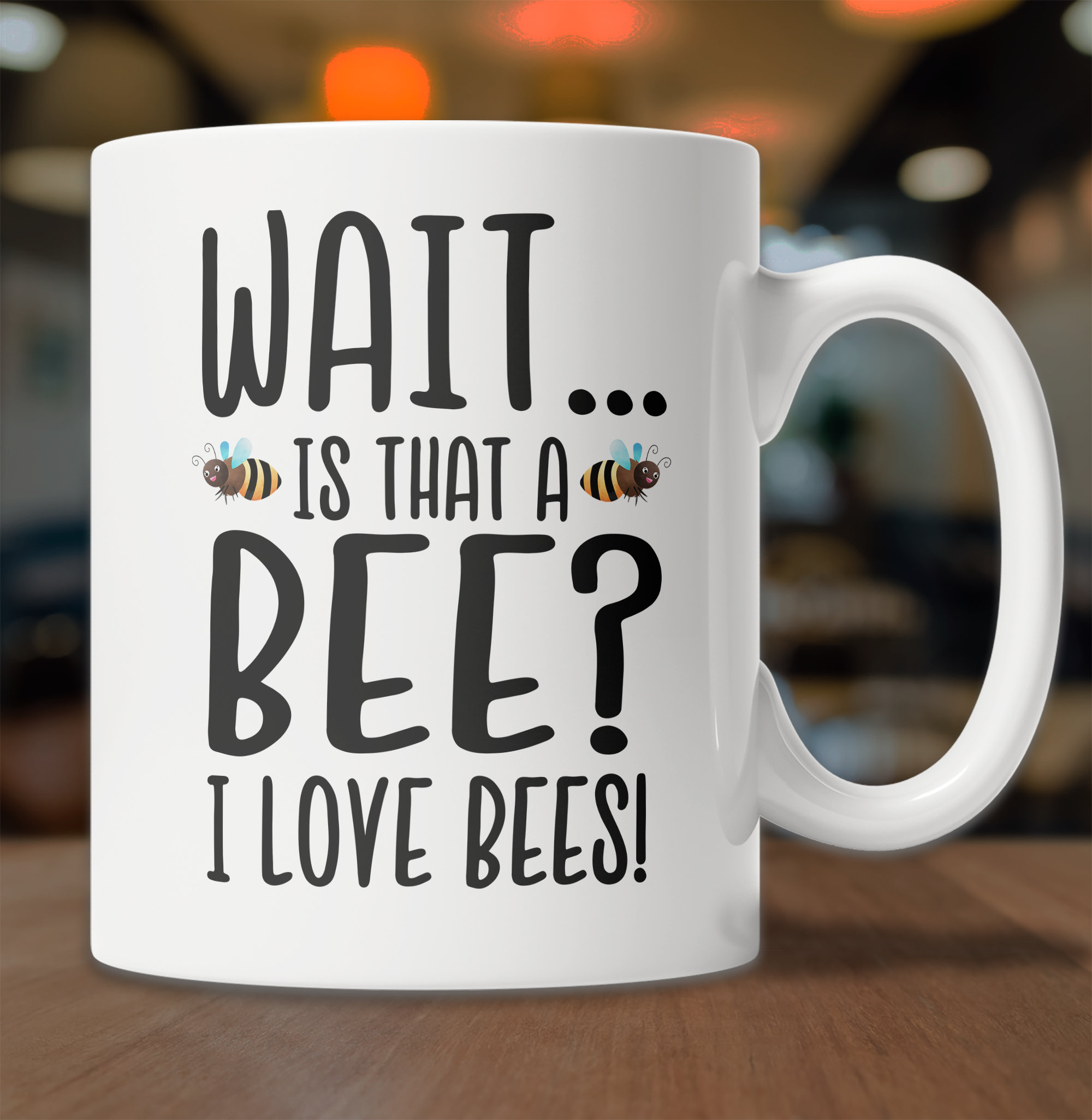 I Love Bees Mug Bee Lover Mug Cute Beekeeper Mug Cute | Etsy