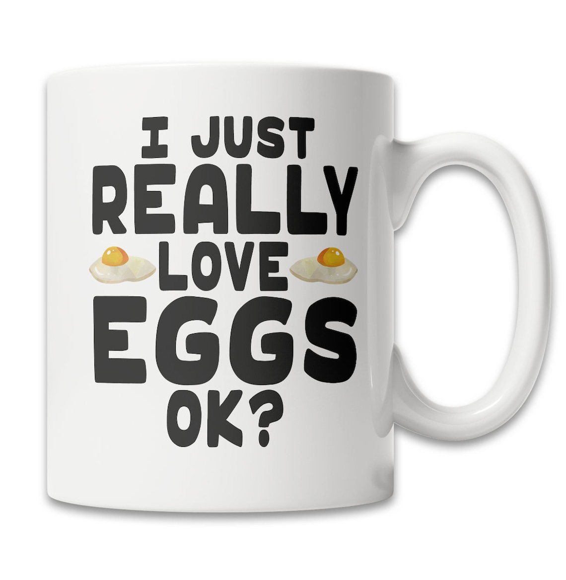 Cute Egg Mug I Love Eggs Mug Funny Egg Mug Egg Lover - Etsy