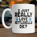 Cute Kettlebell Mug I Love Kettlebells Mug Kettlebell Lover Mug Funny ...
