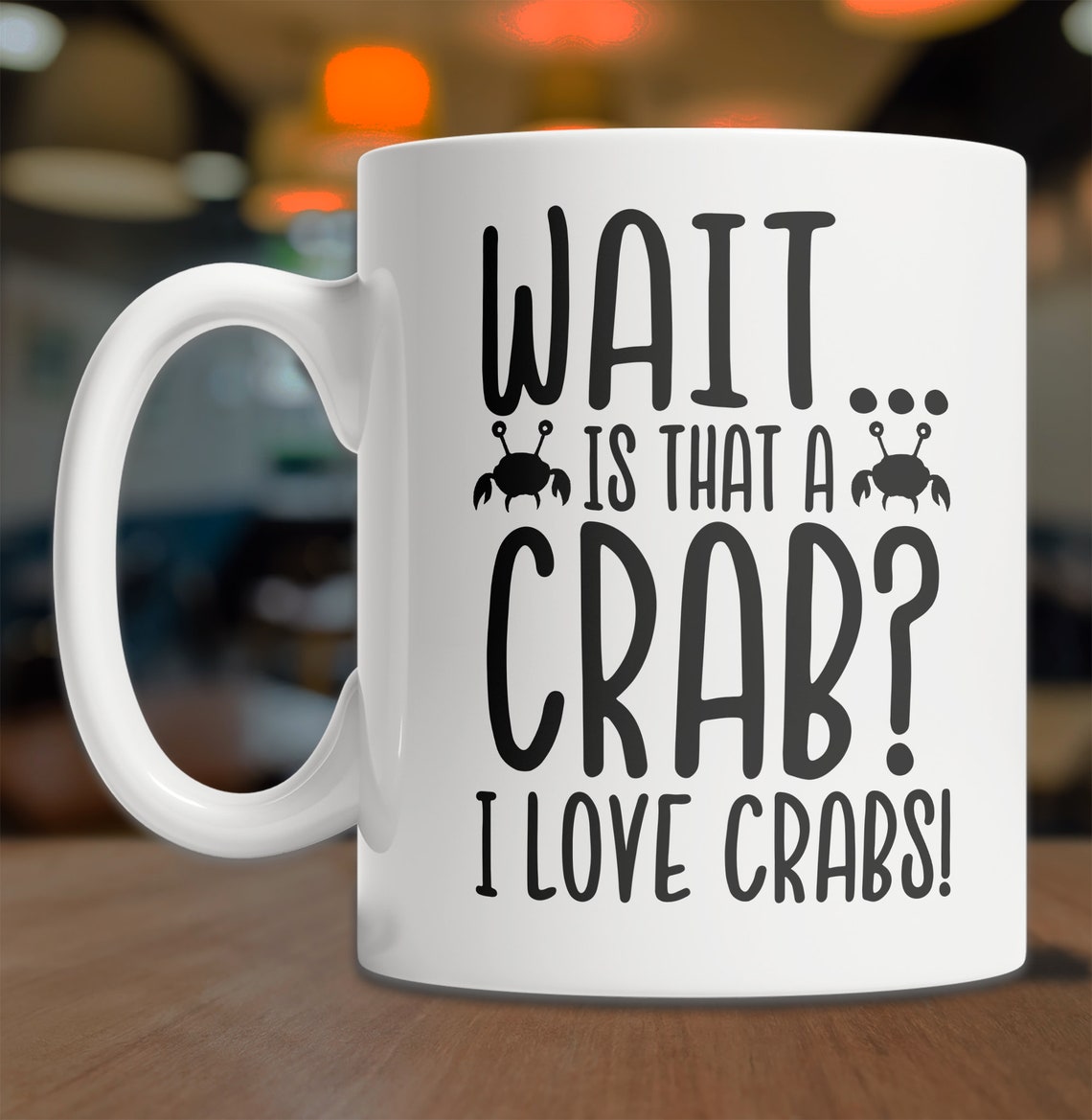 I Love Crabs Mug Crab Lover Mug Cute Crab Gift Idea Cute - Etsy