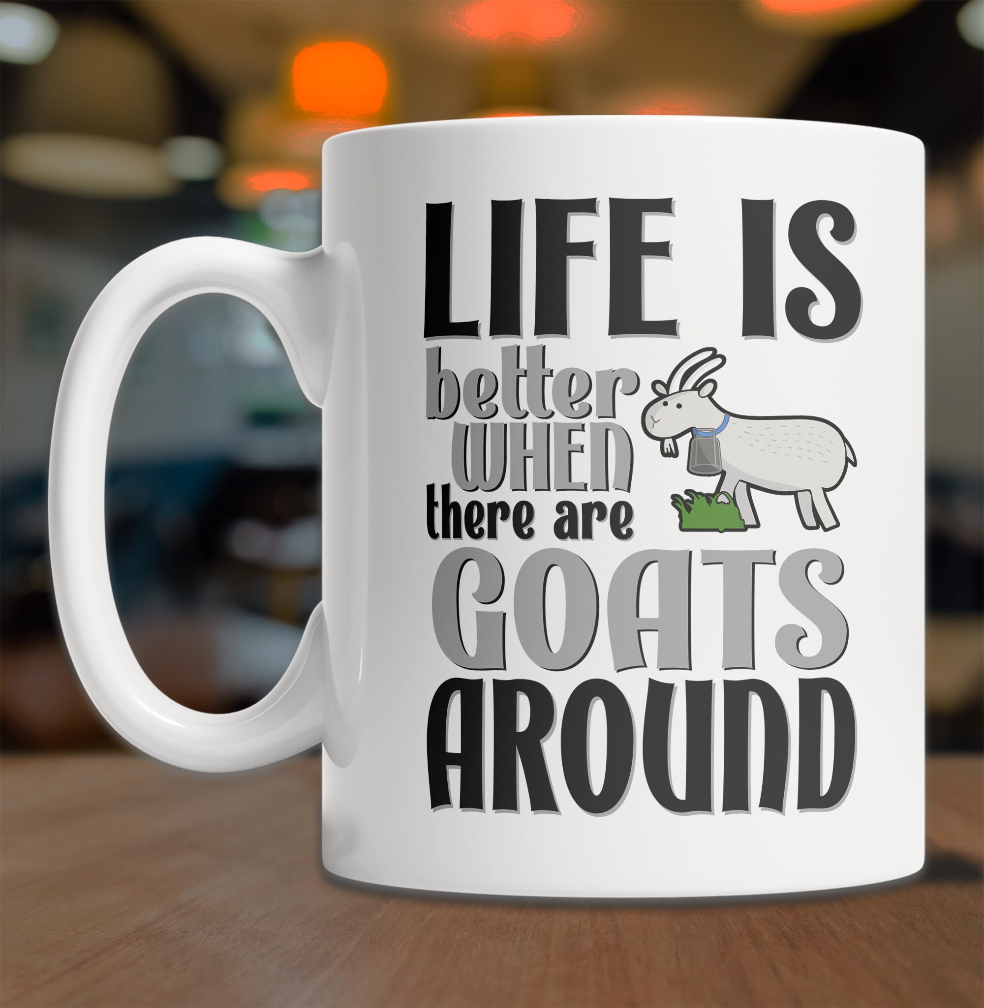 Cute Goat Mug I Love Goats Mug Goat Life Mug Cute Goat - Etsy