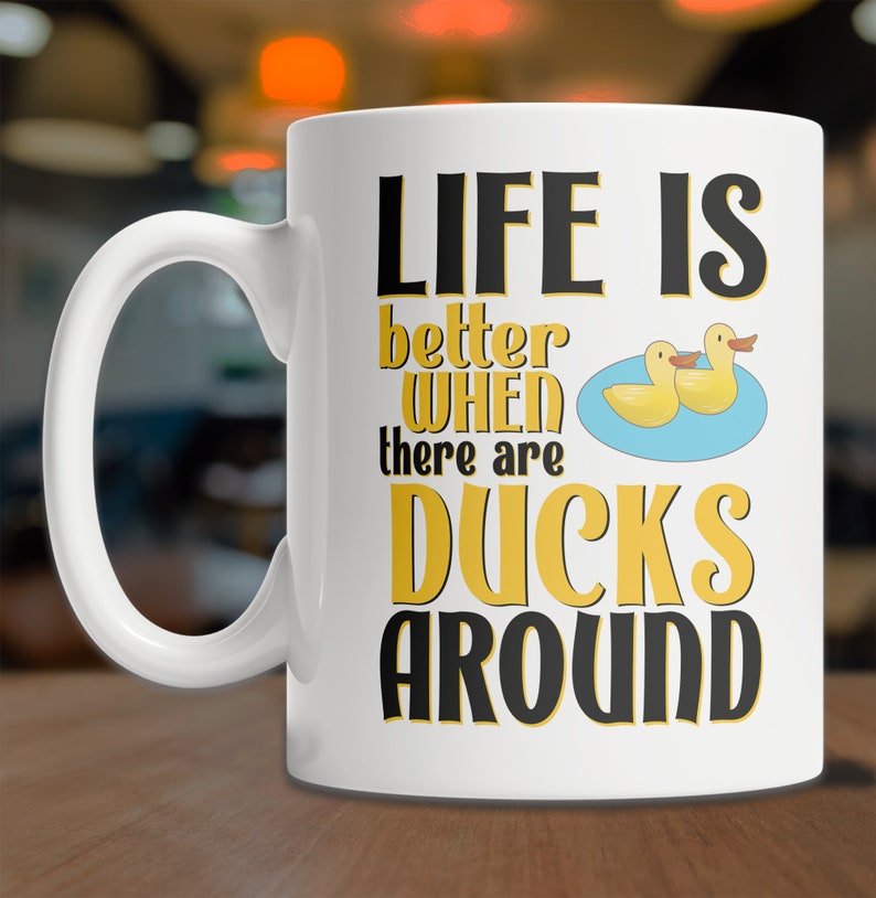 Cute Duck Mug I Love Ducks Mug Duck Life Mug Cute Duck - Etsy
