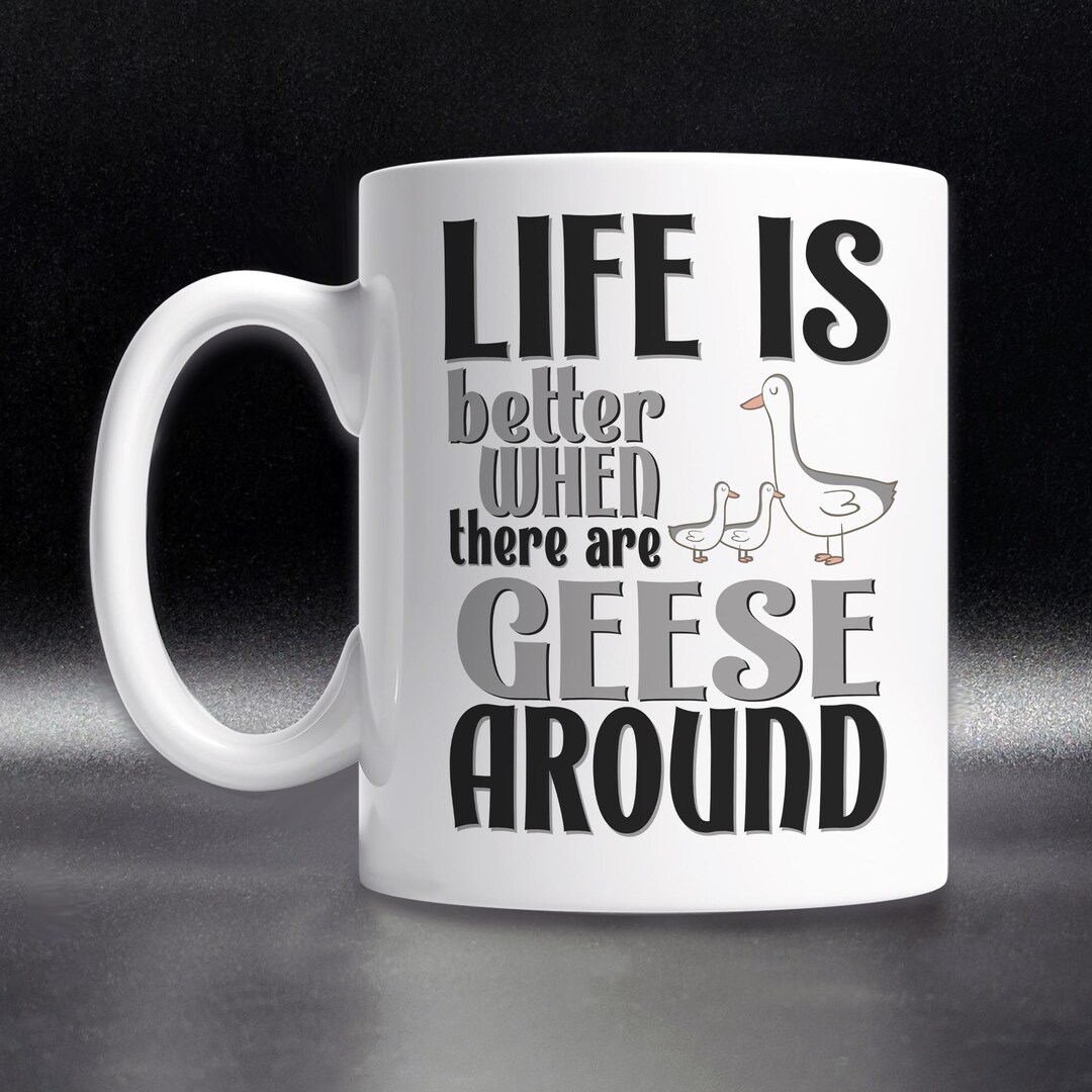 Cute Goose Mug Ceramic, Funny Goose Gift for Goose Lovers, Goose Owner ...