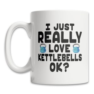 Cute Kettlebell Mug I Love Kettlebells Mug Kettlebell Lover Mug Funny ...