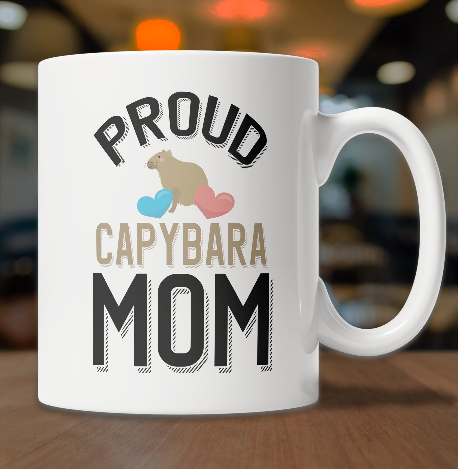 Proud Capybara Mom Mug Cute Capybara Mug Pet Capybara Mug | Etsy