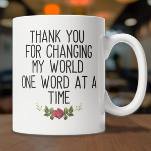 One Word at a Time Mug - Speech Therapy Mug - Cute Speech Therapist ...