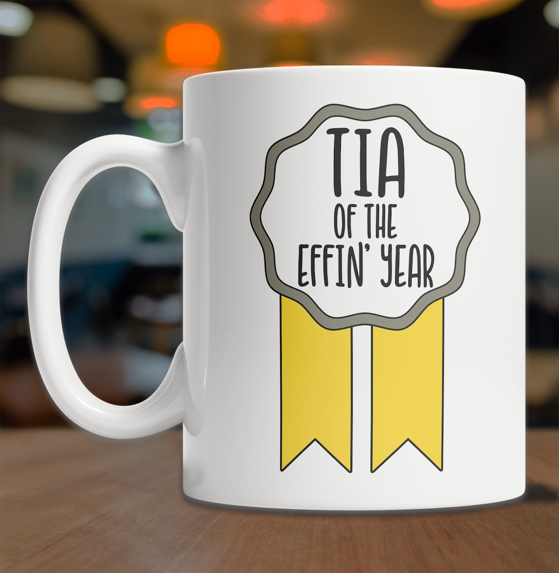 Tia of the Year Mug Cute Tia Gift Idea Funny Tia Gift Mug | Etsy
