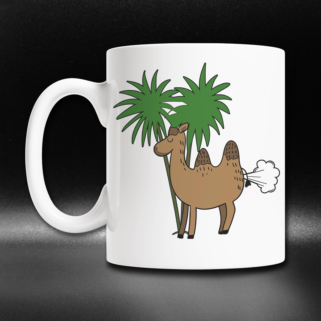 Farting Camel Mug, Cute Camel Mug, Funny Camel Gift for Camel Lovers ...