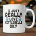 Cute Kettlebell Mug I Love Kettlebells Mug Kettlebell Lover Mug Funny ...