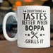 Funny Boppa Mug Boppa Barbecue Mug Boppa Father's Day Gift Cute Boppa ...